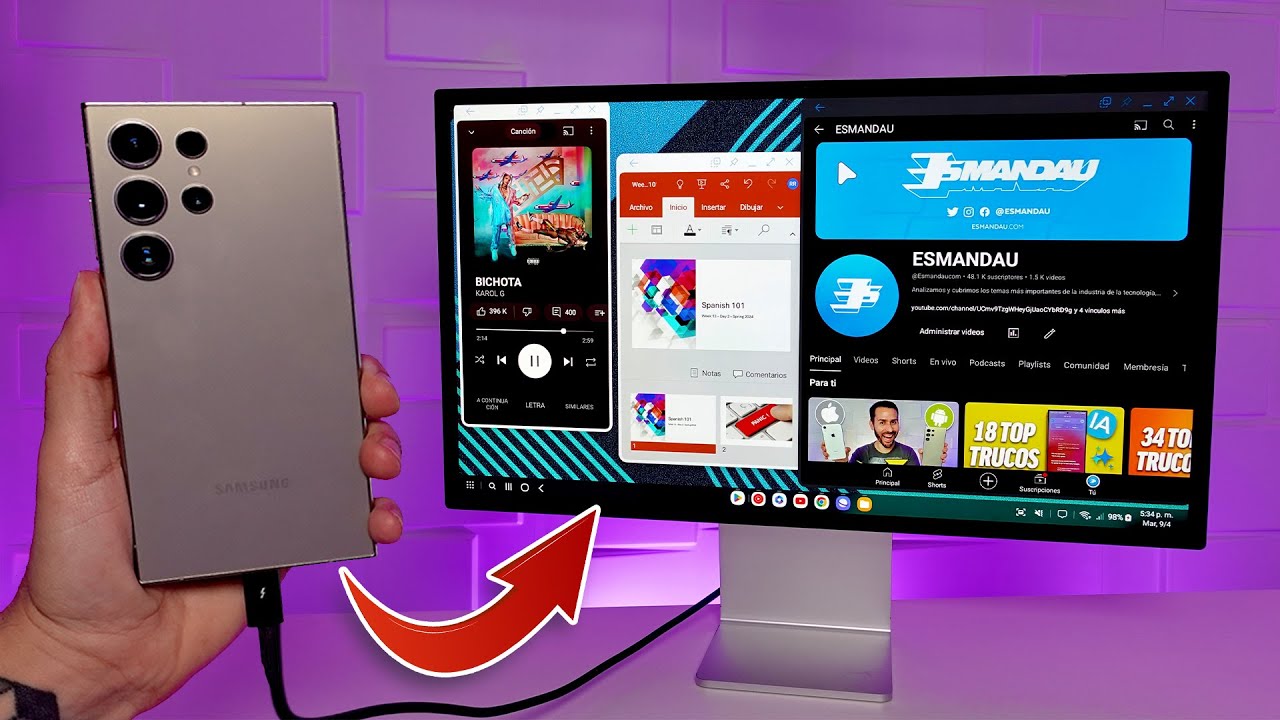 Samsung DeX - 30 TRUCOS y TIPS 🔥 | 👉 Cómo Configurar y usar NIVEL PRO ...