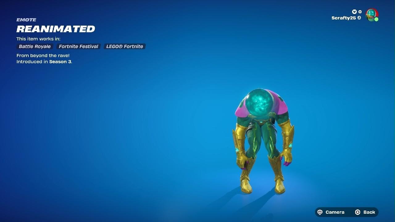 Fortnite reanimated emote!! - YouTube