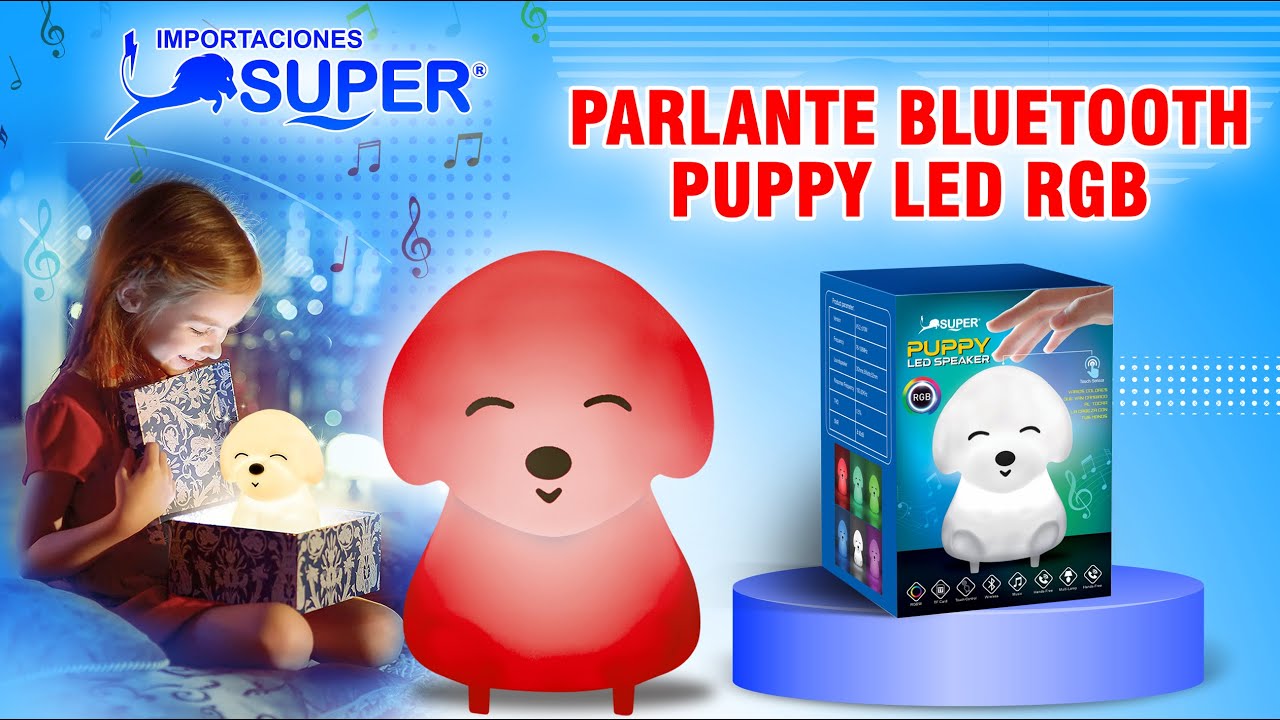 Parlante Bluetooth Puppy en marca Super 🐶🐾🦴 - YouTube