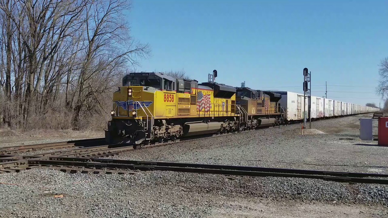 CSX Q091 salad train at Milford Junction, Indiana. March 18, 2018 - YouTube