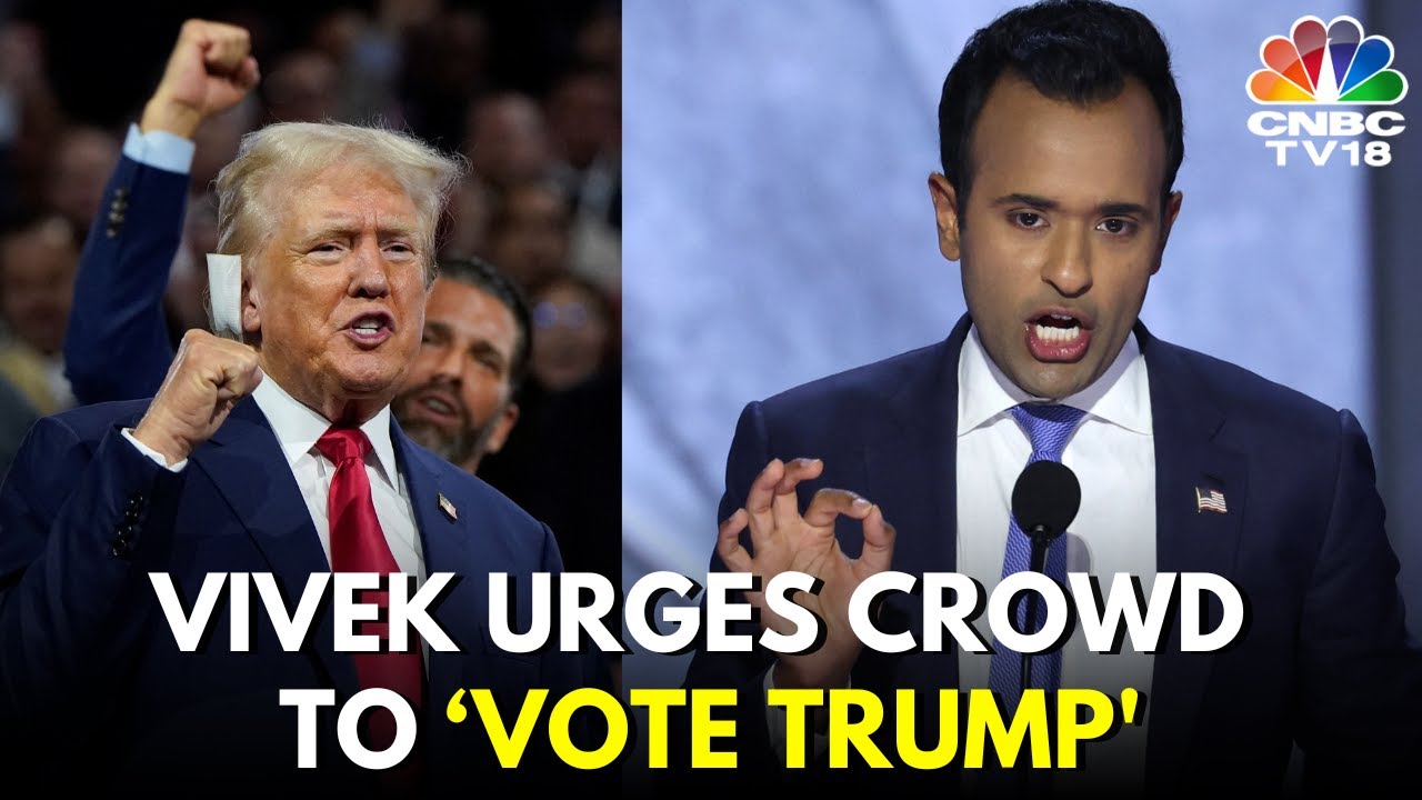 Vivek Ramaswamy Makes Crowd on Their Feet, Urges Crowd To ‘Vote Trump ...