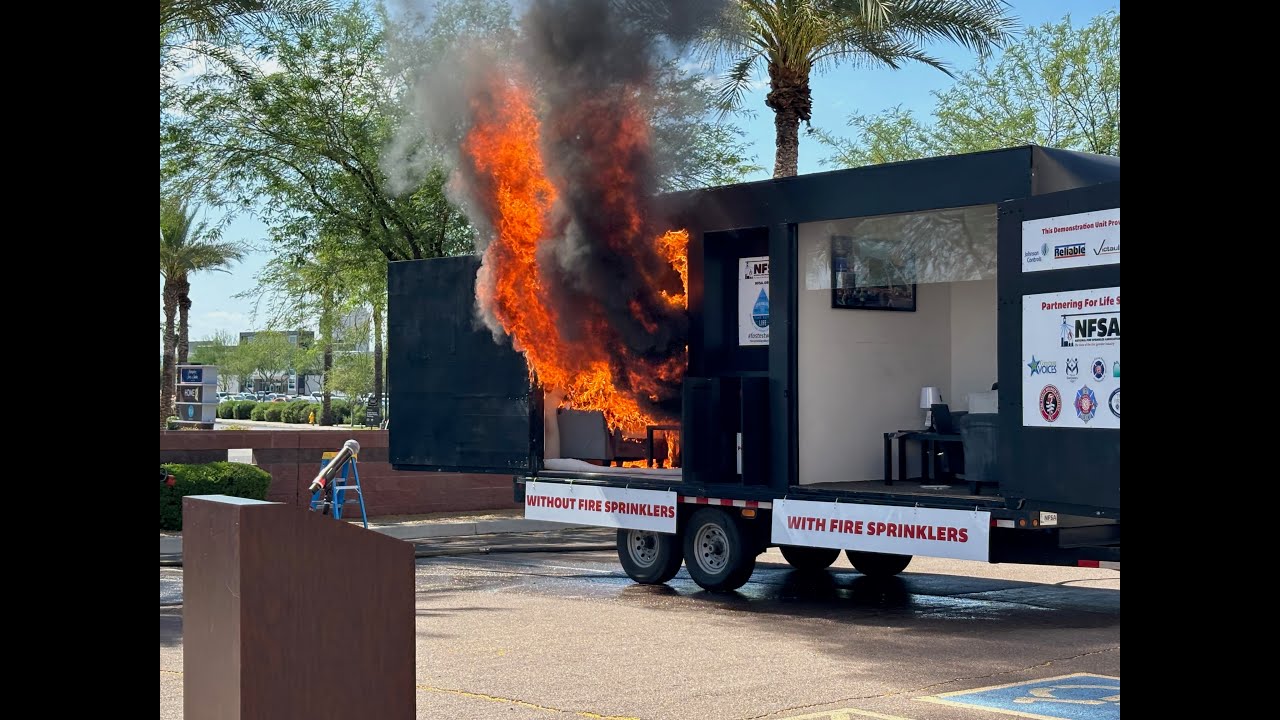 Live Demo Supports the Vital Role of Home Fire Sprinklers and Community ...