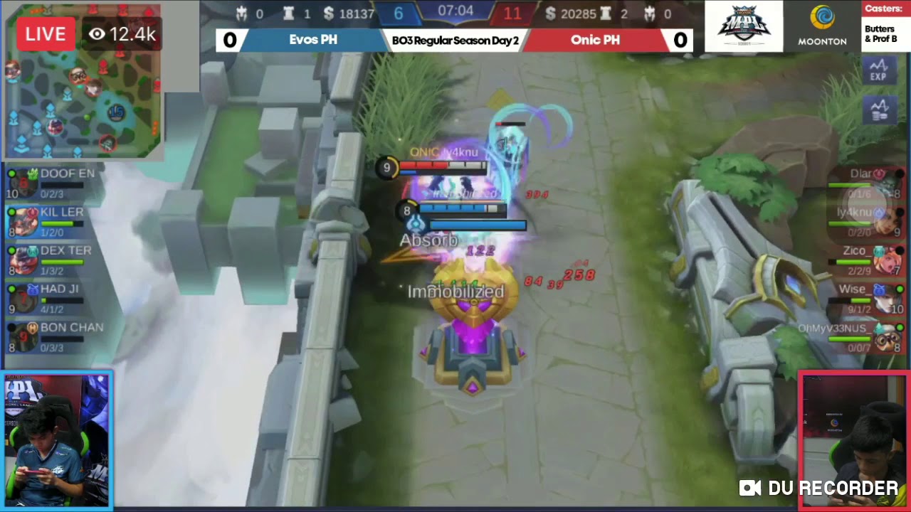 EVOS PH VS ONIC PH MPL-PH REGULAR SEASON WEEK 1-DAY 2 - YouTube