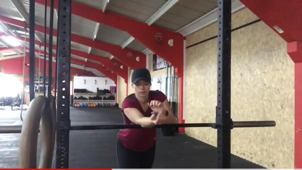 Triceps Soft Tissue Release Using a Barbell - YouTube