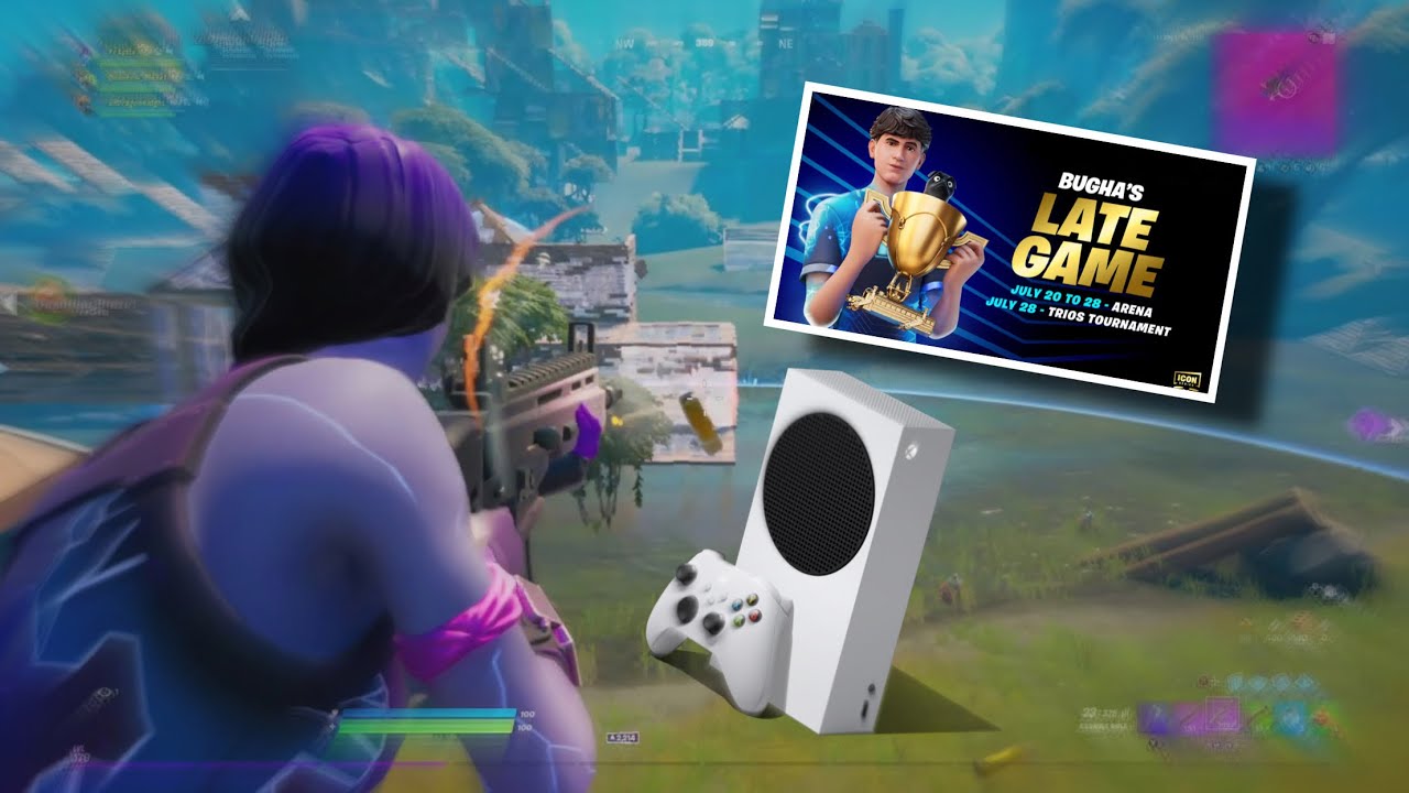 Bugha Late Game Arena Xbox Series S (120FPS) Highlights - YouTube