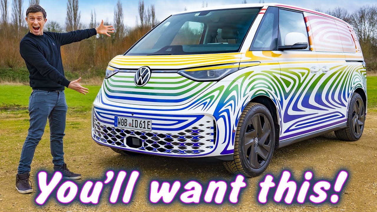 VW ID. Buzz review: 0-60mph, range & CRASH-tested 😱 - YouTube
