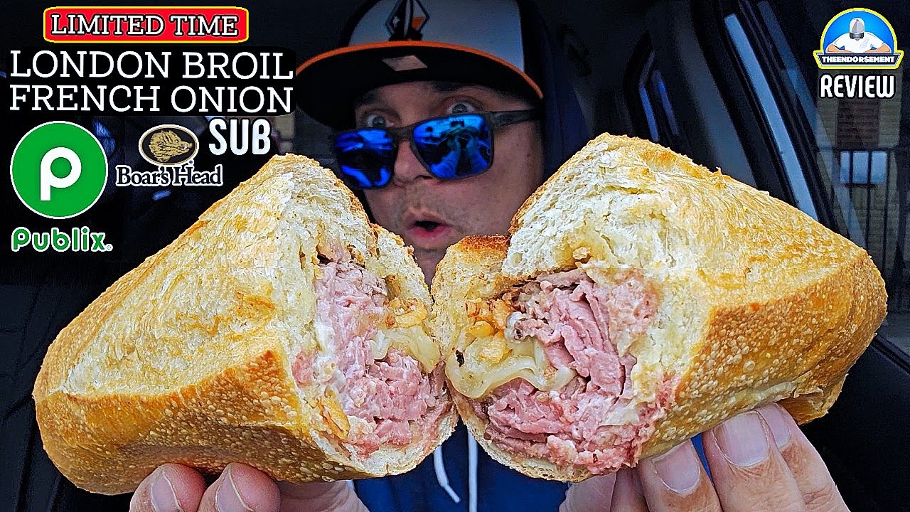 Publix® London Broil French Onion Sub Review! 🥩🧅🥖 | BEST Pub Sub Ever ...