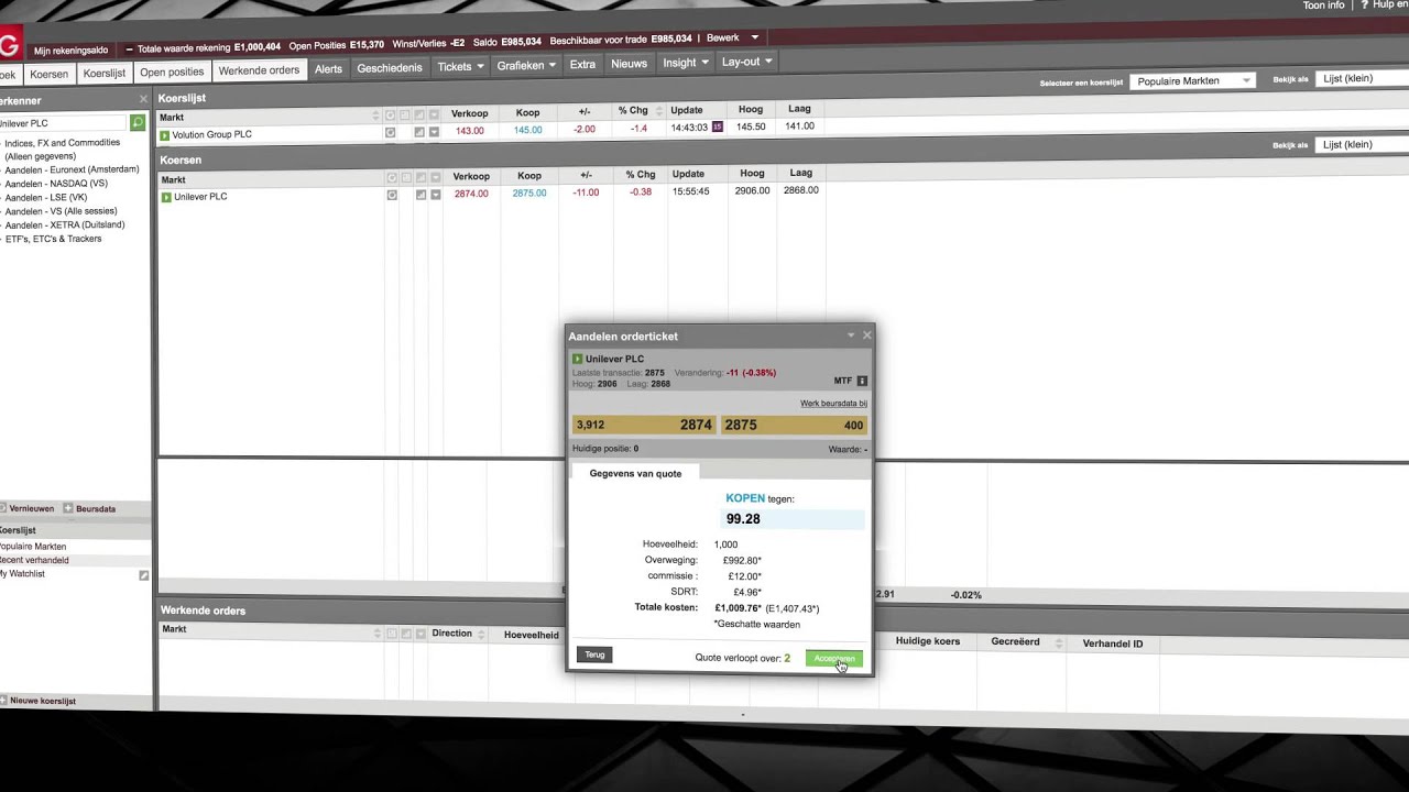 Het plaatsen van een transactie - YouTube