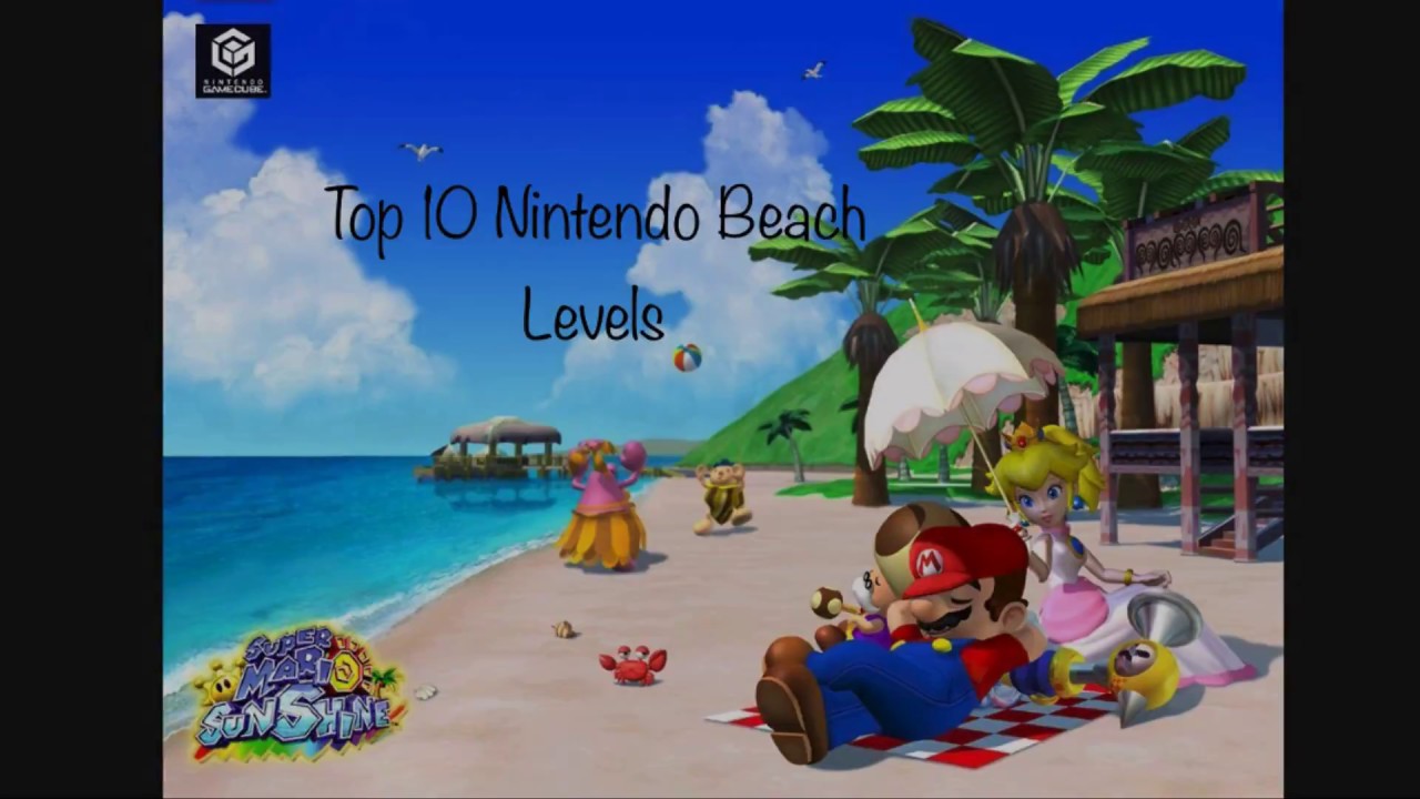 Top 10 Nintendo Beach Levels - YouTube