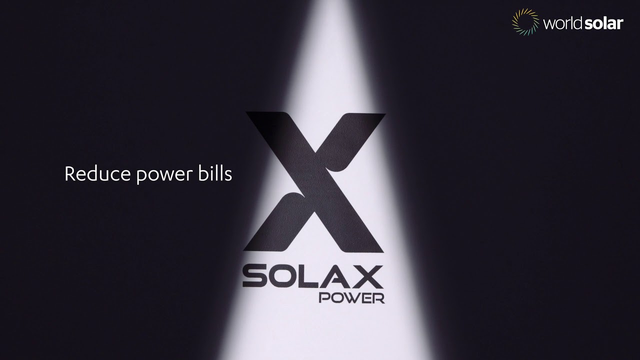 SolaX Power Station battery storage - YouTube