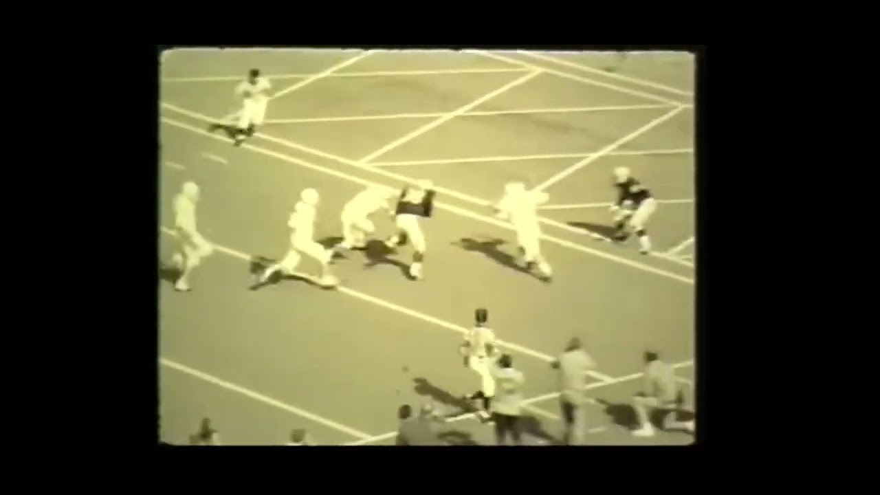 Barry Mayer 22 yard touch down 9/26/70 University of Minnesota vs Ohio ...