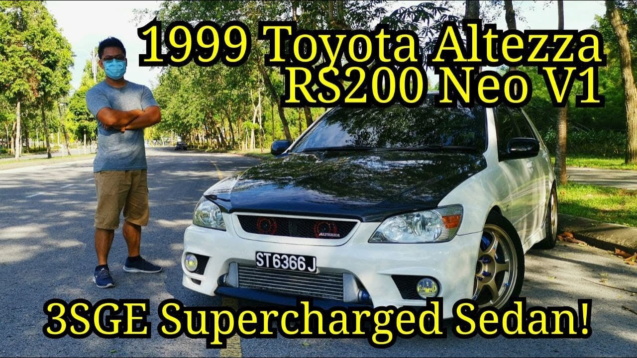 Owner's Vehicle Review & Drive 1999 Toyota Altezza RS200 Neo Customize ...