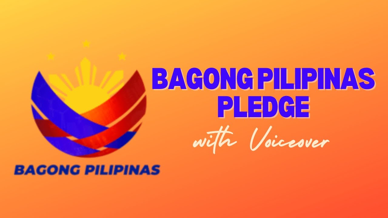 Bagong Pilipinas Pledge with Voiceover - YouTube