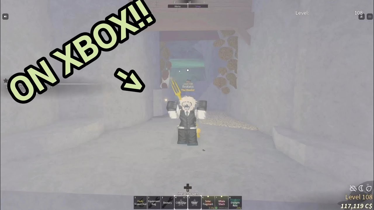 How to get into the waterfall cave on xbox in fisch!!!!!!! - YouTube