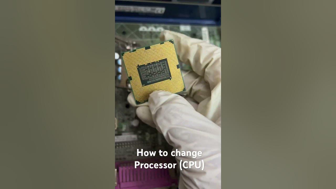 How to change CPU of a Motherboard - YouTube