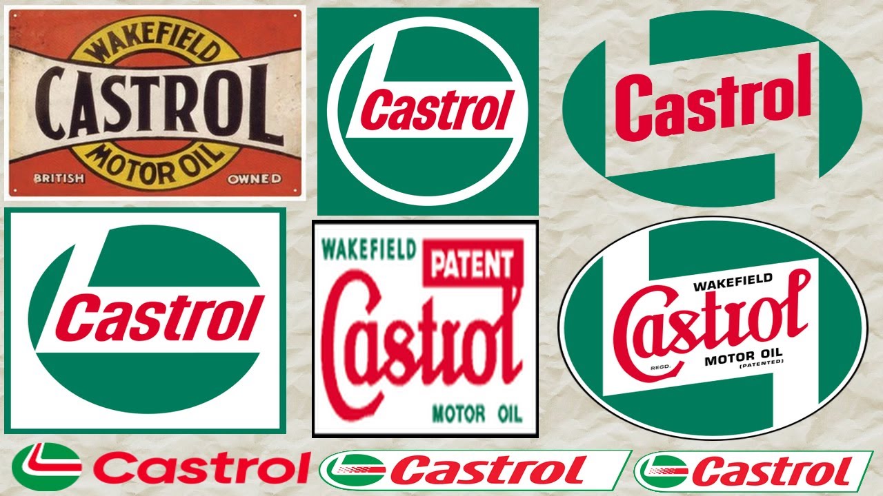 Evolution of Wakefield Castrol Motor Oil LOGO 1899 - 2024 - YouTube