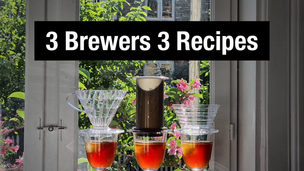 3 Iced Coffee Recipes With 3 Different Brewers! - YouTube