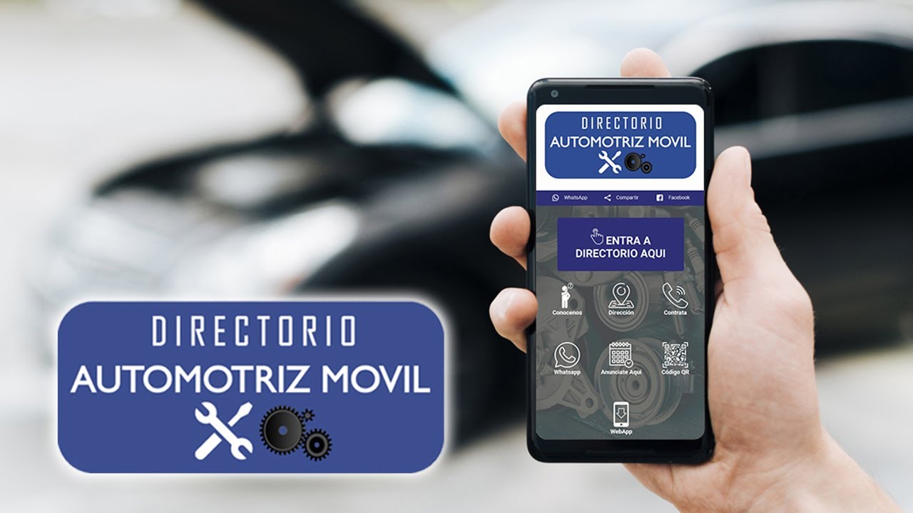 Directorio AUTOMOTRIZ en tu Celular - YouTube