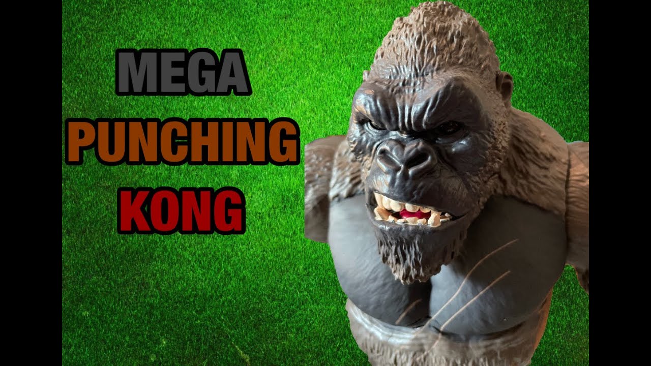 Godzilla vs Kong Mega Punching Kong With Lights and Sounds Action ...