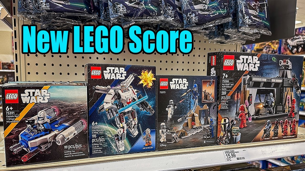 New Star Wars LEGO Score | Walmart and Target Toy Hunt - YouTube