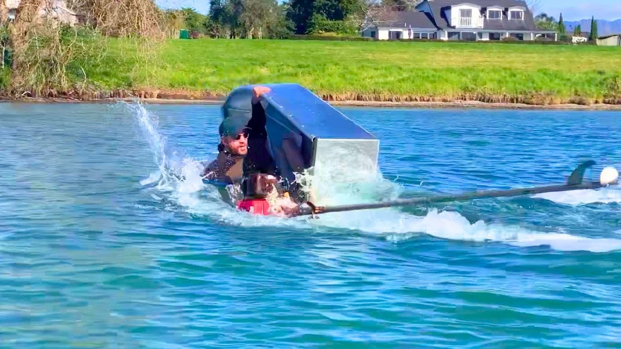2 Micro Boats Plus 4 Motors Equals? - YouTube
