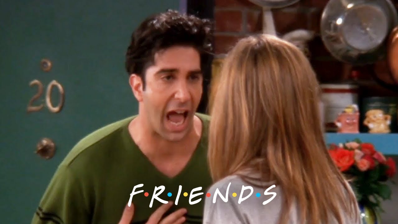 Ross & Rachel Fight About "The Letter" | Friends - YouTube