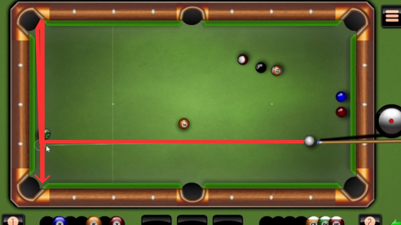 BIlliards Trick/Lucky shots Compilation 7 - 8 Ball Pool - YouTube