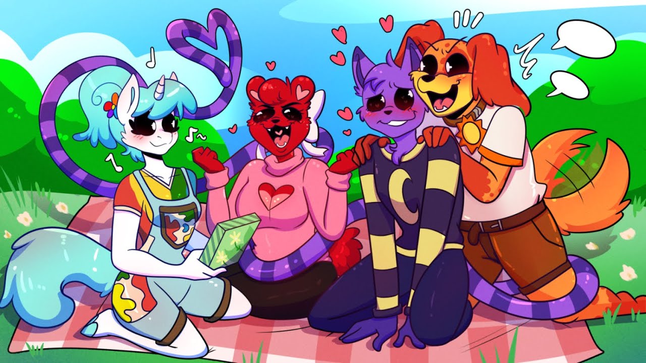 CraftyCorn & CatNap X DogDay's Secret LOVE Story | Poppy Playtime Chapter 3┃Comic Dub - YouTube