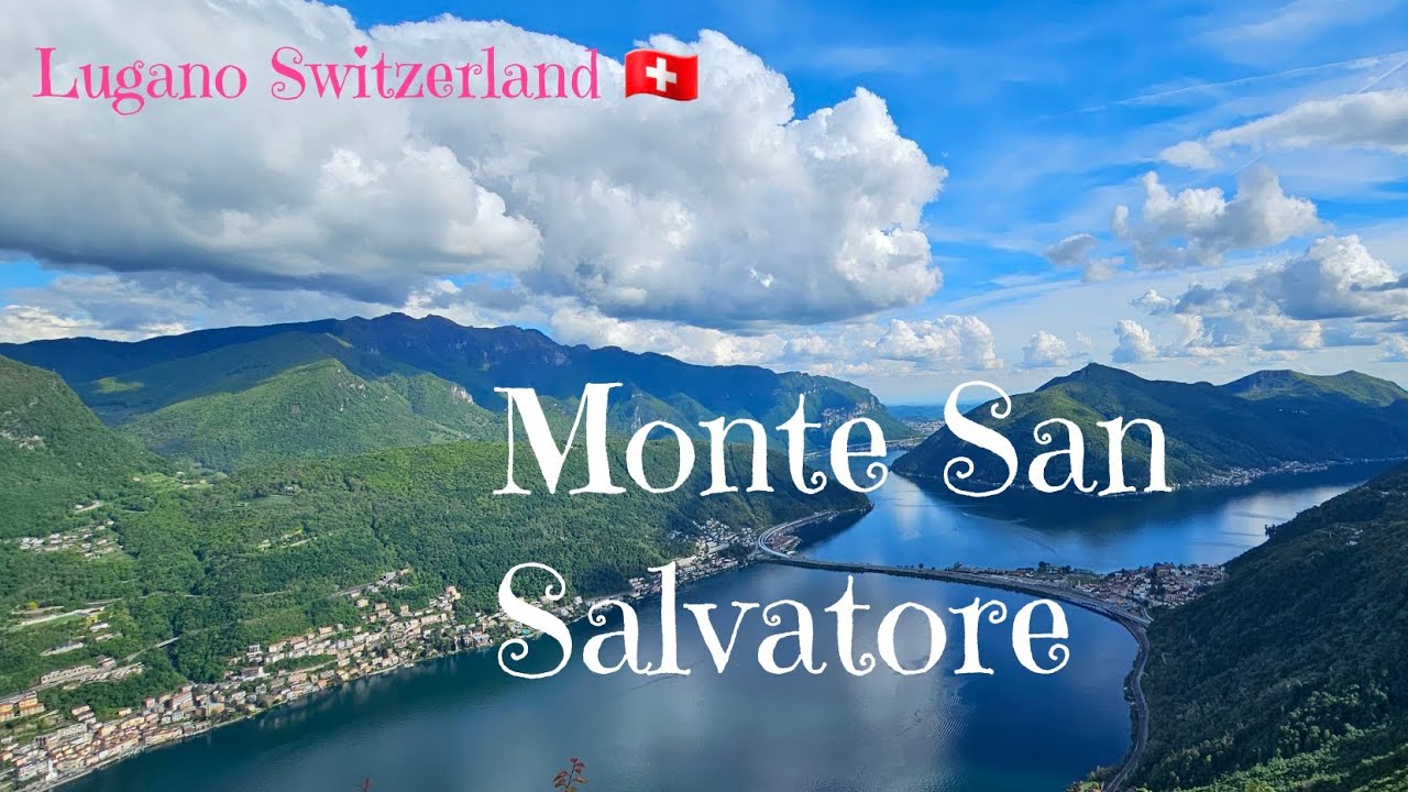 Funicular ride up to Monte San Salvatore / On the Top of Lugano ...