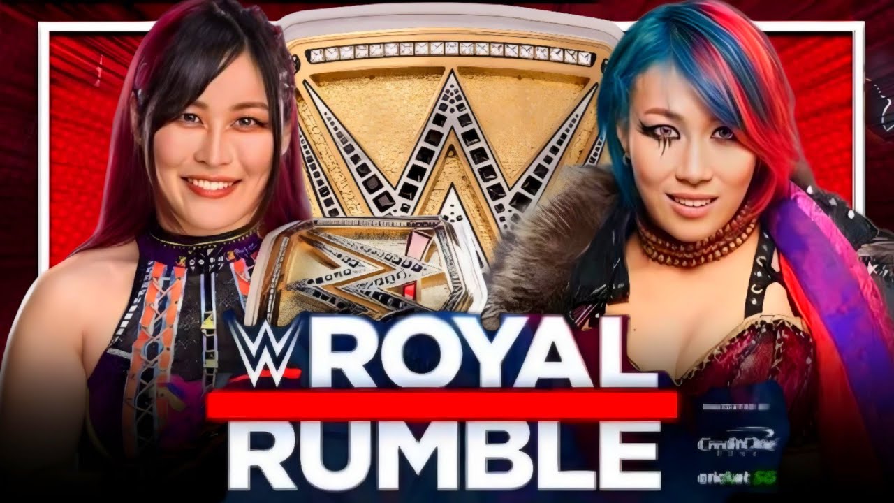 Iyo Sky vs Asuka Women's Championship Full Match WWE Royal Rumble 2024 ...