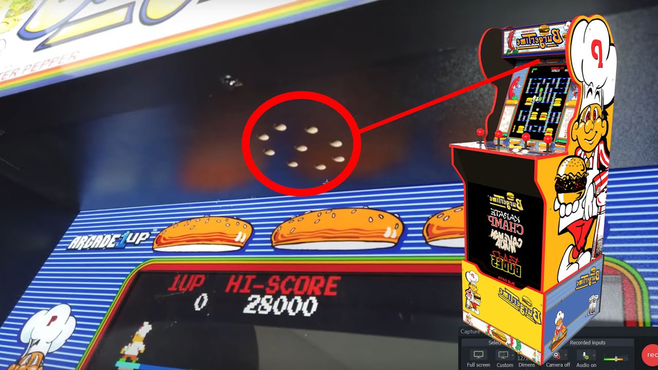 ARCADE1UP NEWS: BurgerTime Arcade, No Stereo Sound? - YouTube