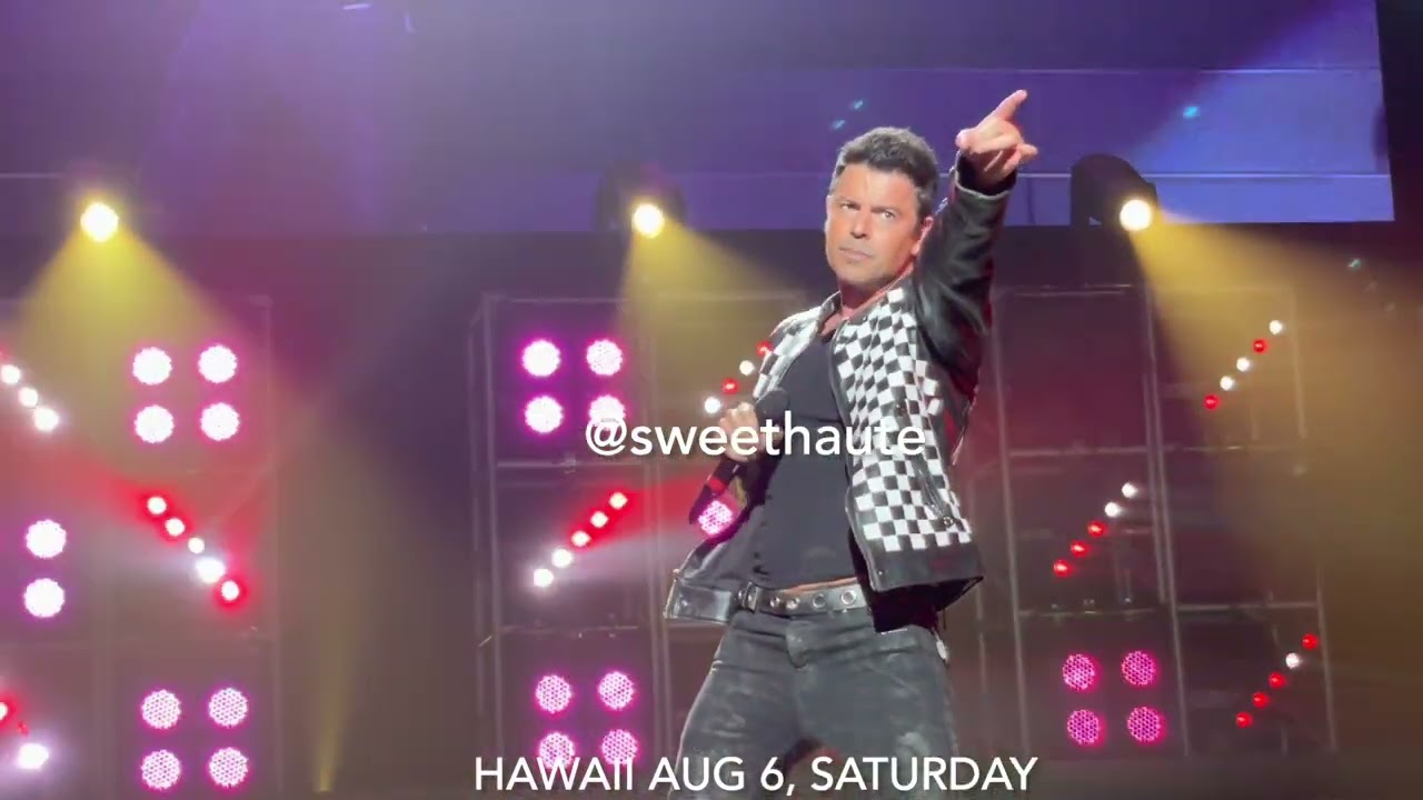 NKOTB Hawaii Saturday THE RIGHT STUFF 8/6 2022 Jordan Knight New Kids ...