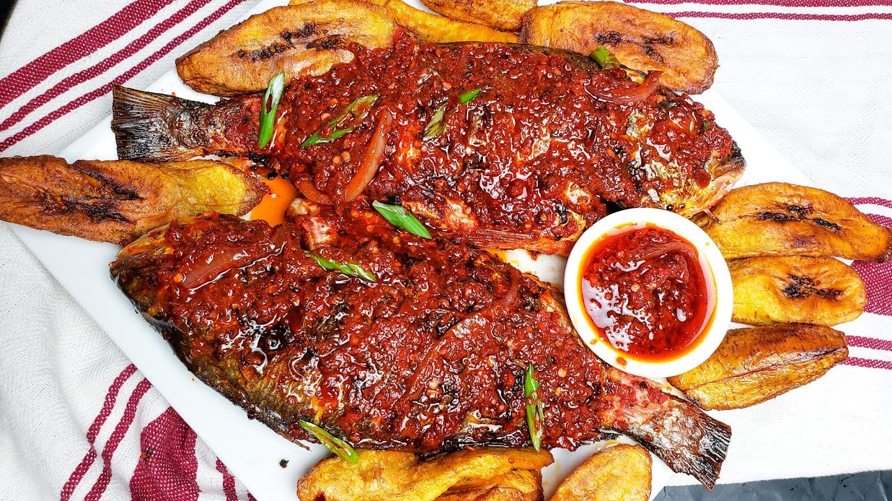 PEPPERED GRILLED FISH RECIPE - YouTube