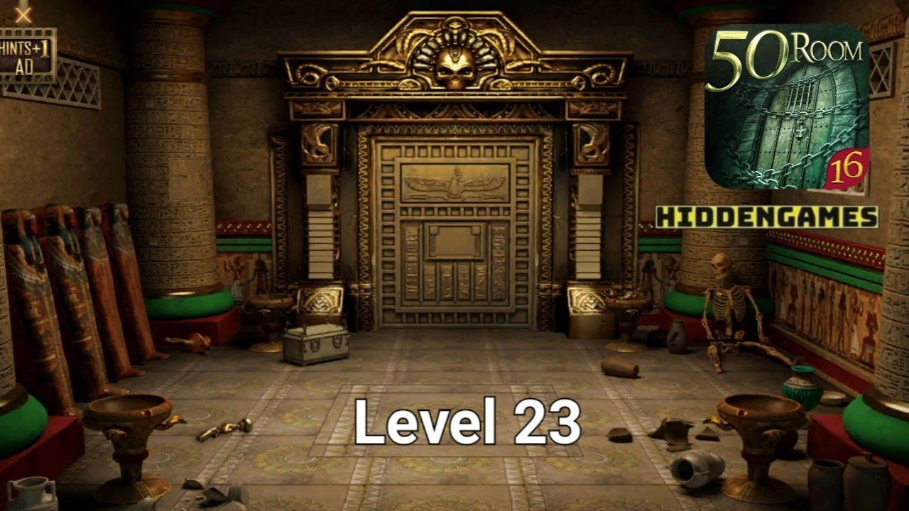 50Rooms 16 can you escape Level 23 walkthrough - YouTube
