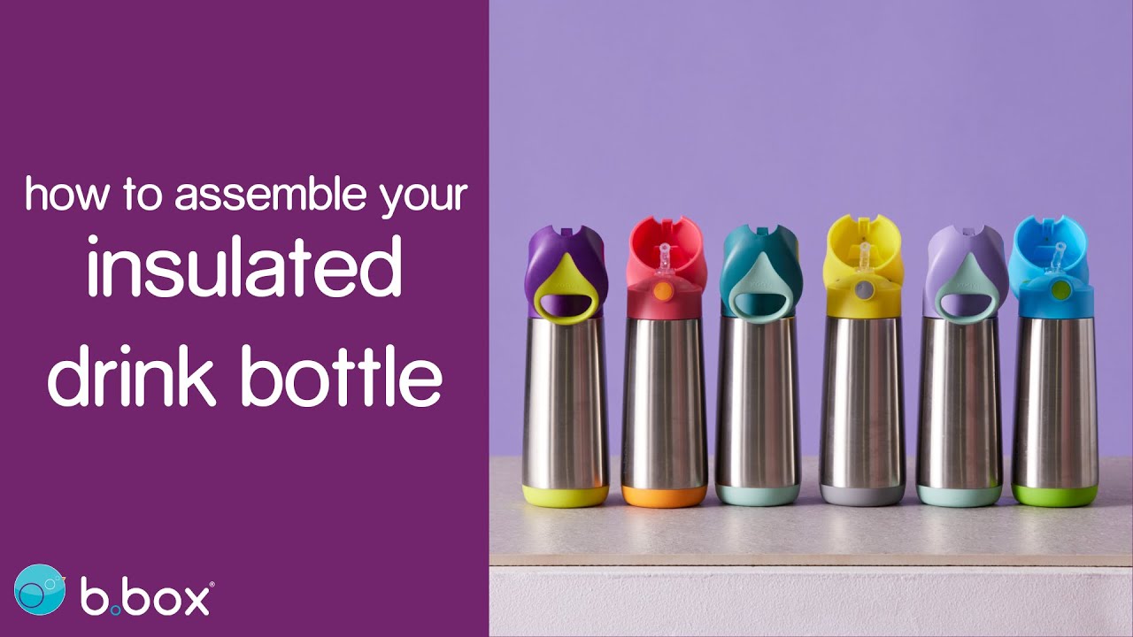 how to assemble insulated drink bottle - YouTube