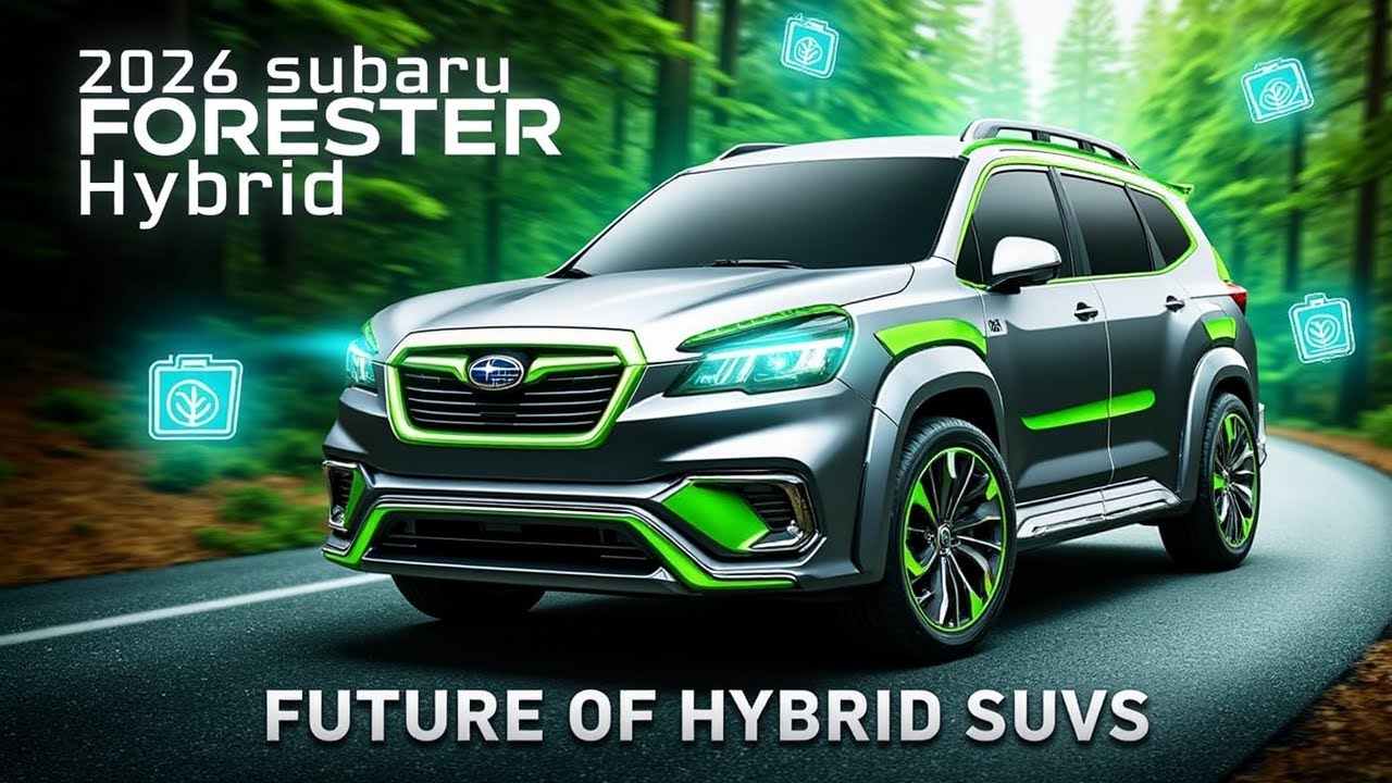 "EXPLORE the Future of Hybrid SUVs with 2026 Subaru Forester Hybrid ...