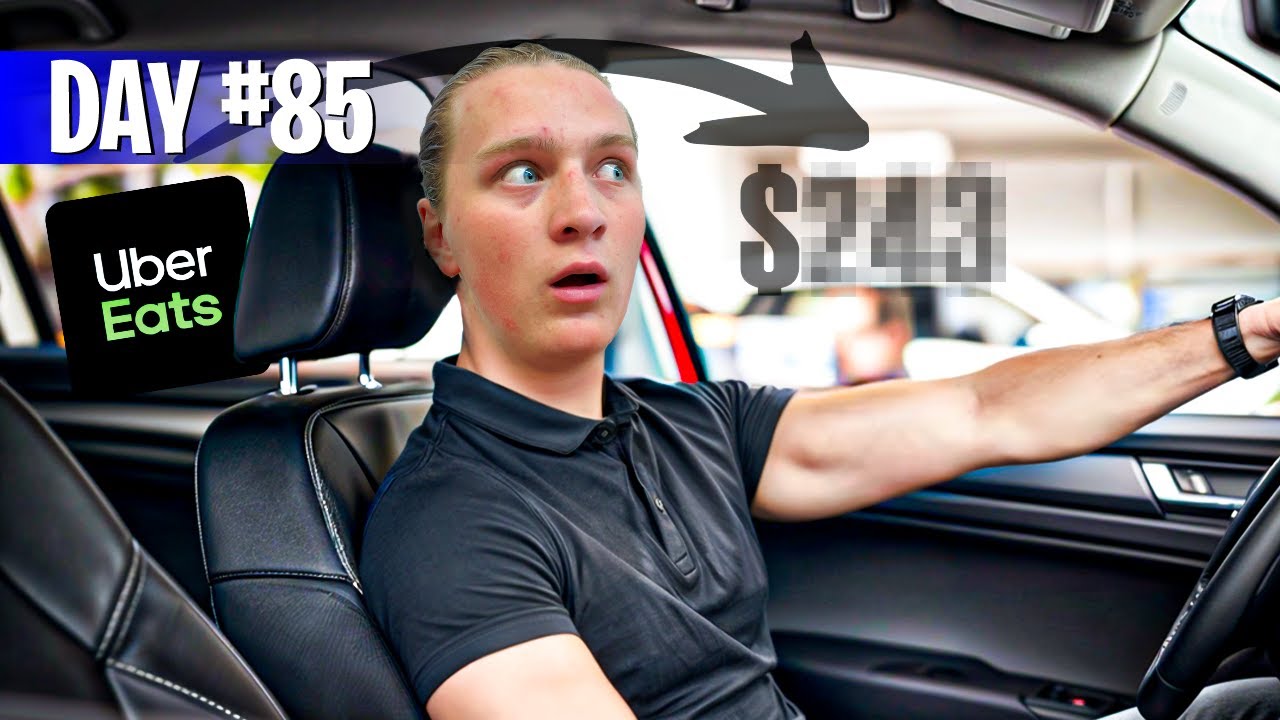 First Day Of Uber Eats!!! How Much I made? (365 Day Survival Challenge ...