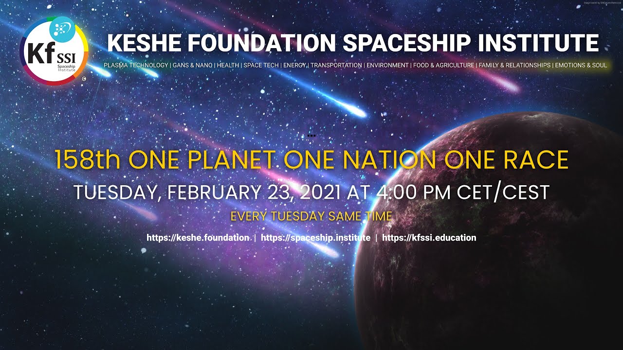 158th One Planet One Nation One Race for World Peace; February 23, 2021 ...