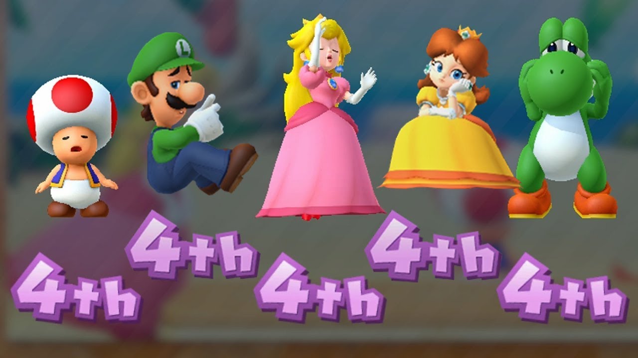 Mario Party 10 - All Characters - Coin Challenge #11 - YouTube