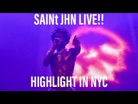 SAINt JHN concert highlight 4K (Terminal 5, NYC. Nov 10, 2021) - YouTube