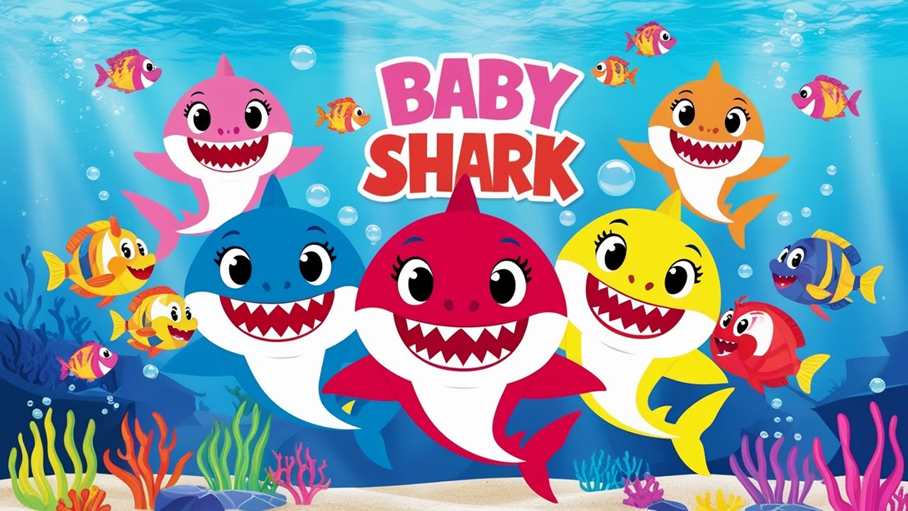 Baby Shark's Ocean Journey 🌊 Engaging Rhymes for Kids 🐬 Explore ...
