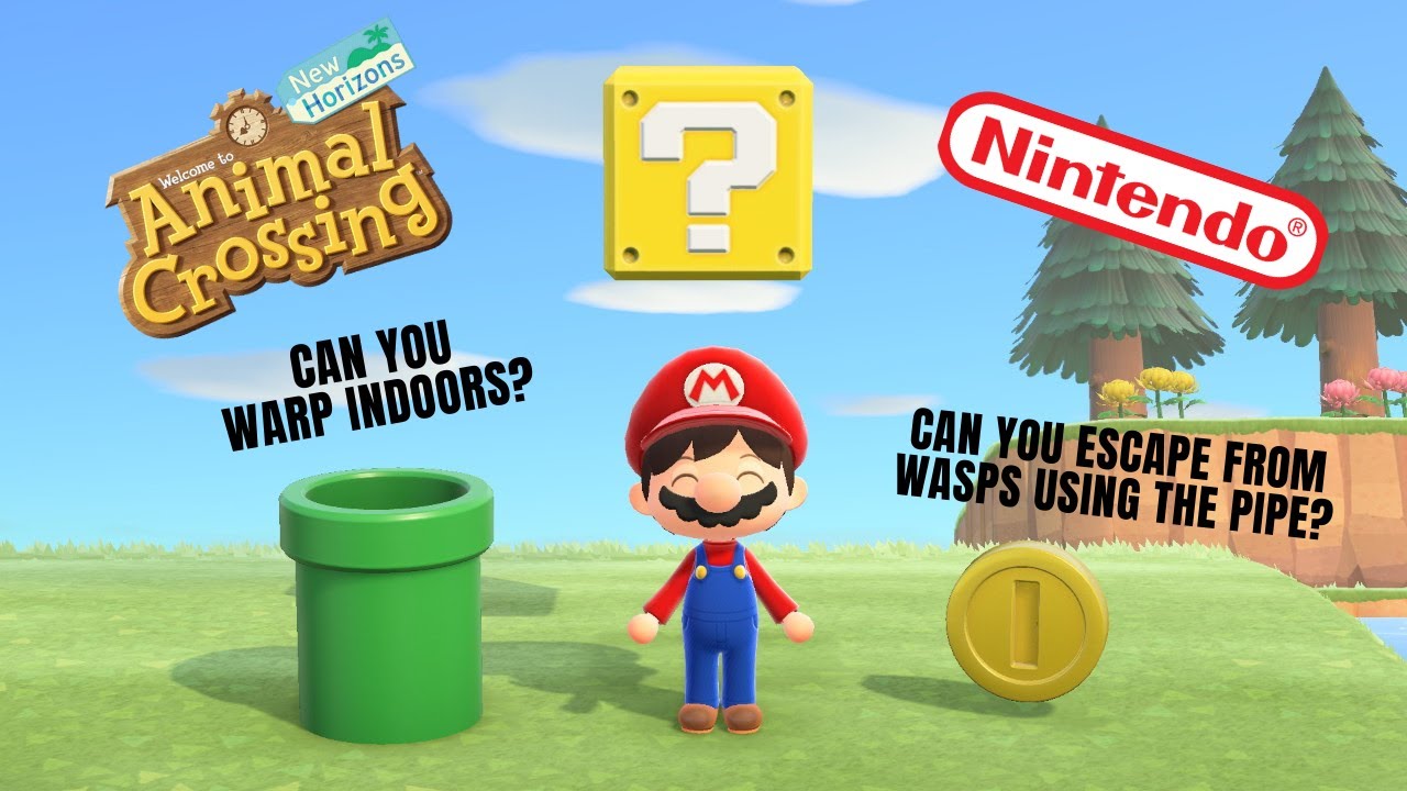 Super Mario and Animal Crossing New Horizons Collaboration! | ACNH ...