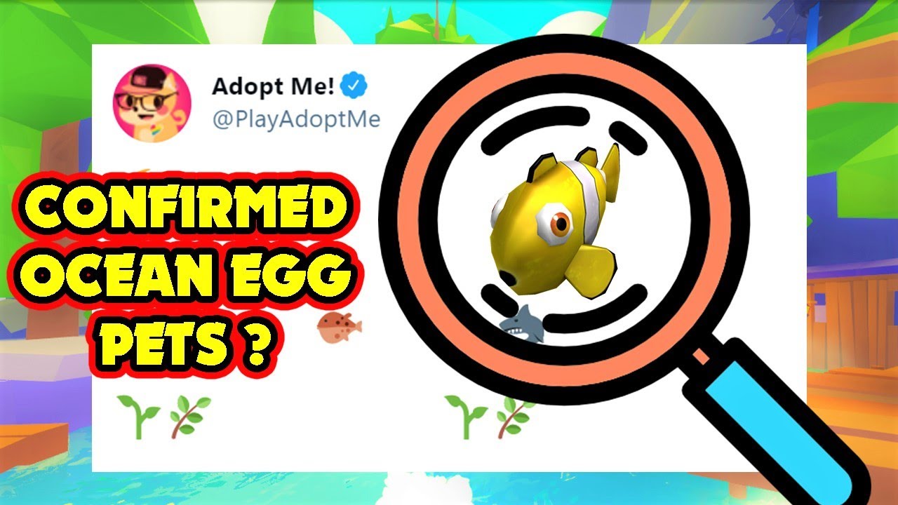 ADOPT ME TEAM CONFIRMS NEW OCEAN EGG PETS (Roblox Adopt Me) - YouTube
