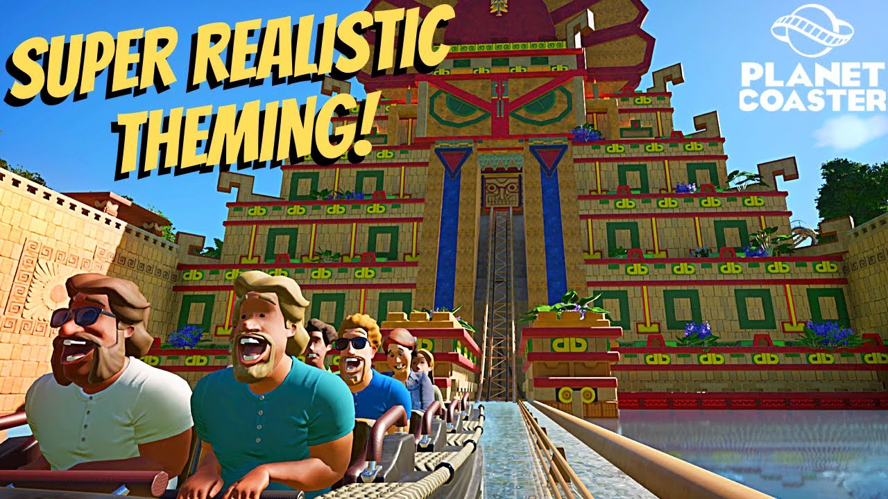 A PS4 Park With SUPER REALISTIC THEMING! | Planet Coaster | Park ...