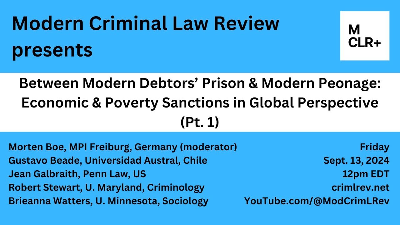 Between Modern Debtors’ Prison and Modern Peonage (Pt 1) - YouTube