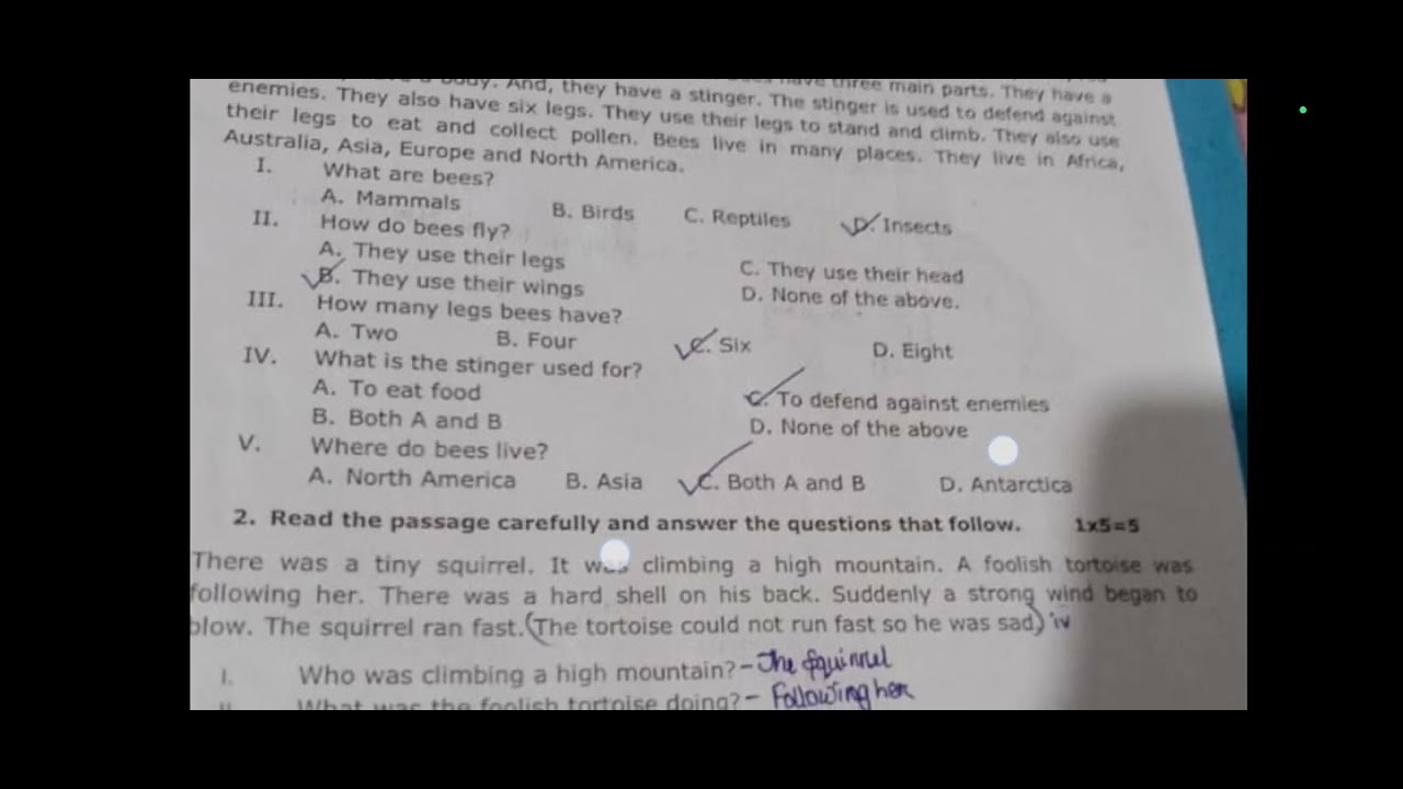 PT-1/PWT-1 Dt.24-Jul-2024/Sub-English Question Paper/OAV Class.6 ...