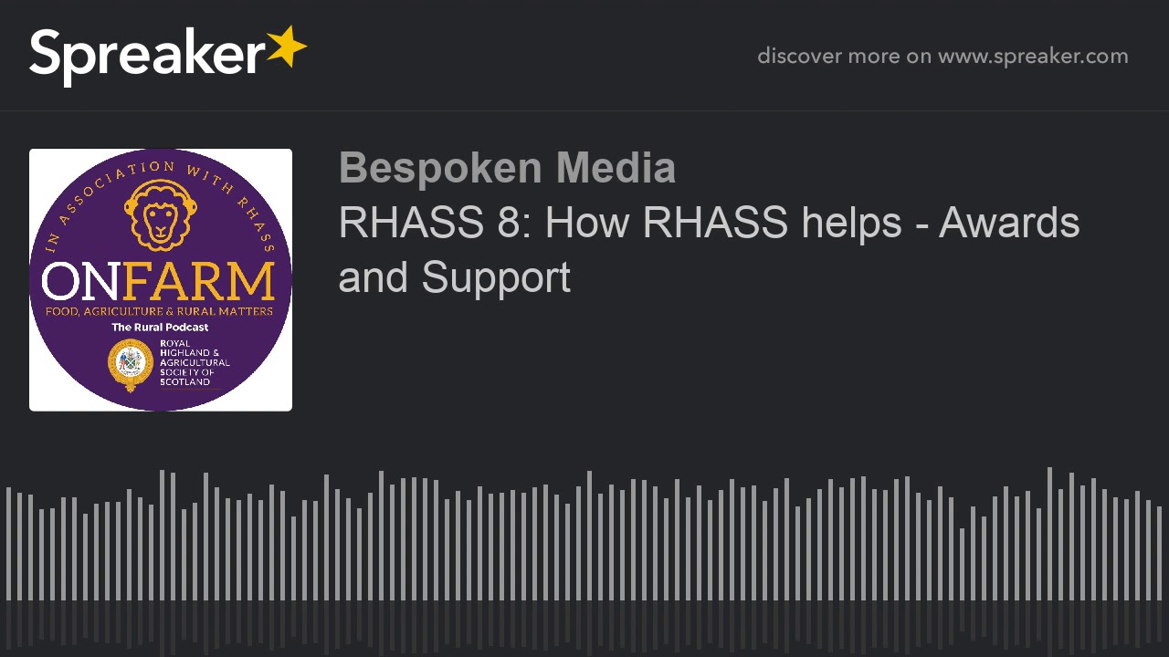 RHASS 8: How RHASS helps - Awards and Support (part 1 of 3) - YouTube