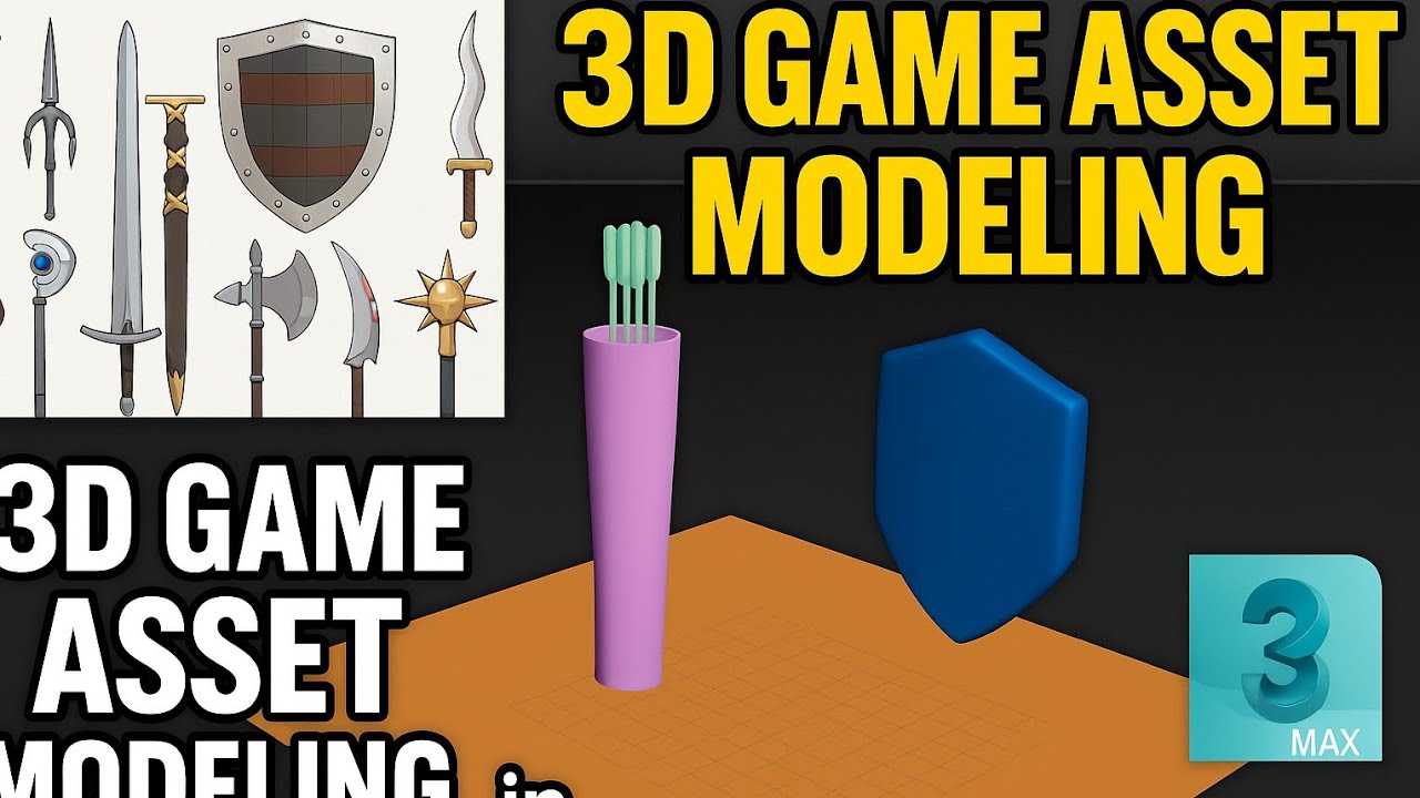 "Master 3D Game Asset Modeling in 3ds Max (Step by Step)" - YouTube