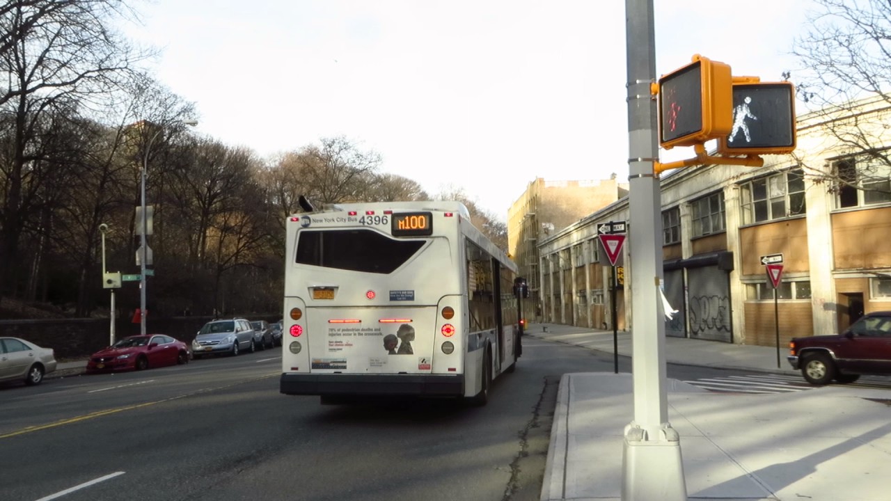 NYC Bus: Inwood bound Orion VII NG 4396 M100 at Sherman Av/Broadway ...