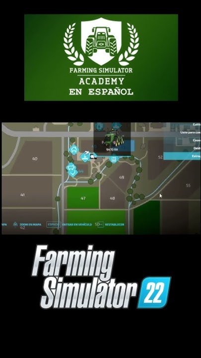 TUTORIAL Farming Simulator 22 MAPA Y MENU PARTE 1 - YouTube